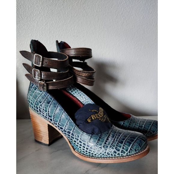 Freebird by Steven | Shoes | Rare Freebird By Steven Randi Us 1 Ankle Leather Sandals Shoes ...